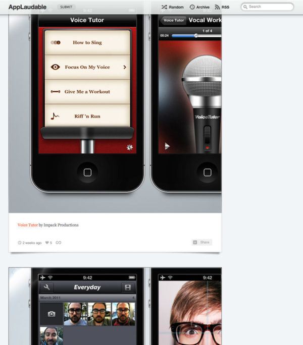 AppLaudable ~ Beautiful iPhone Apps - mmminimal