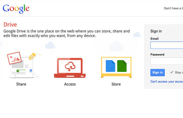 Google Drive ~ The Original Website Design & Illustration - mmminimal