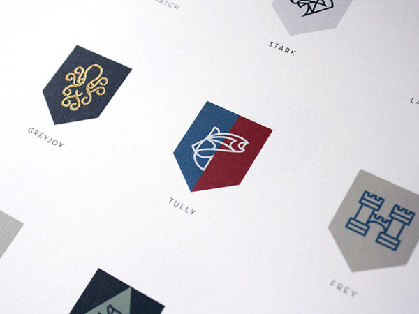 The Houses of Westeros ~ The Game of Thrones Rebrand - mmminimal