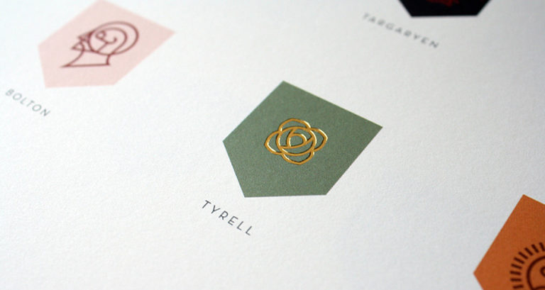 The Houses of Westeros ~ The Game of Thrones Rebrand - mmminimal