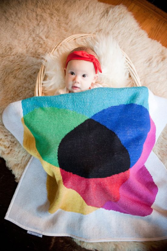Color Wheel Blanket - mmminimal